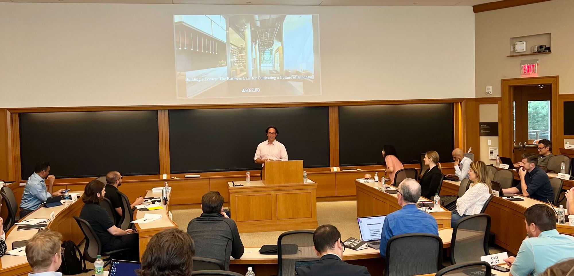 Toby Bozzuto Delivers Lecture to Harvard Students | Bozzuto