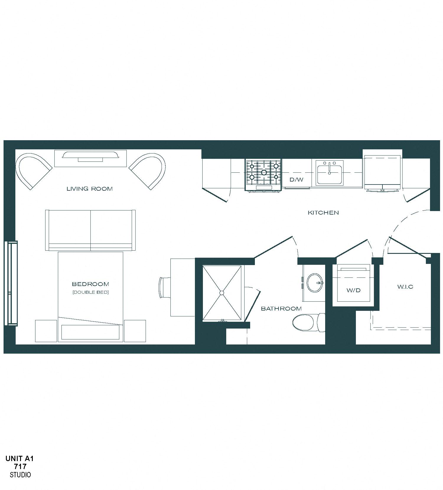 Porter - Floor Plans | Luxury Apartments in Chicago Metro | Bozzuto